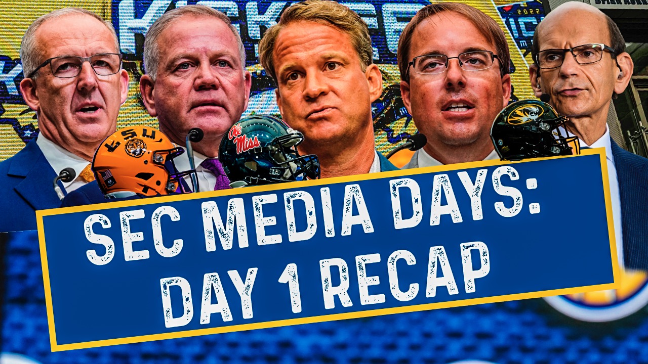 SEC Media Days Recap #1 Eli Drinkwitz joins + Lane Kiffin & Brian Kelly ...