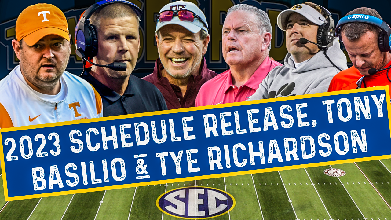 Mike's real-time reaction to SEC 2023 schedules, Tony Basilio, Tye ...