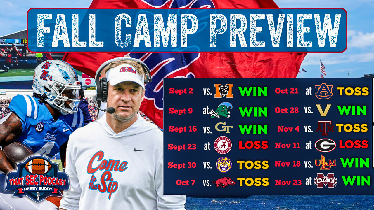 Ole Miss Rebels 2023 Fall Camp Preview, Schedule Breakdown & Record ...