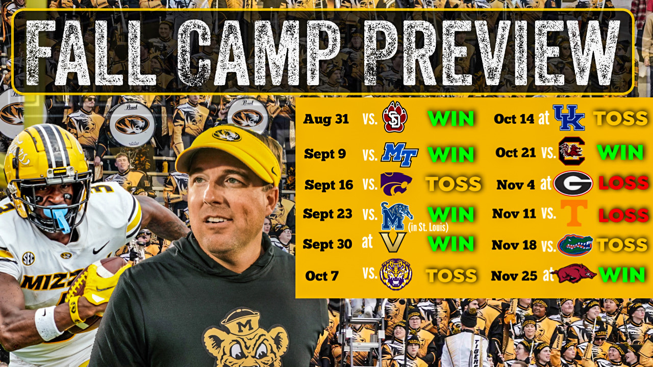 Missouri Tigers 2023 Fall Camp Preview, Schedule Breakdown & Record ...