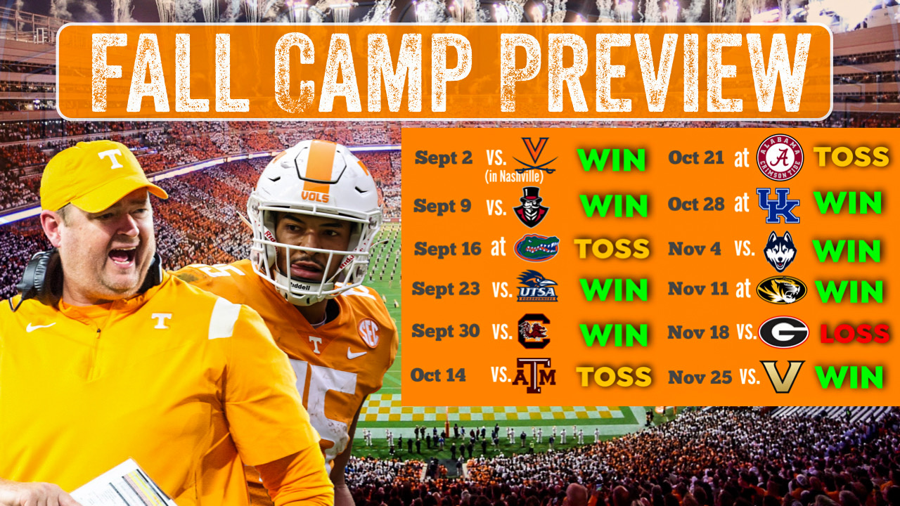 Tennessee Volunteers 2023 Fall Camp Preview, Schedule Breakdown ...