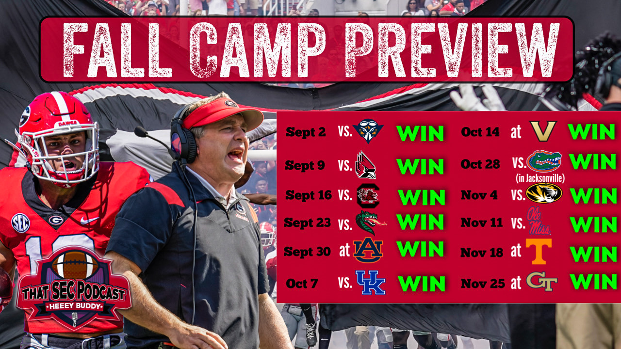 Georgia Bulldogs 2023 Fall Camp Preview, Schedule Breakdown & Record ...
